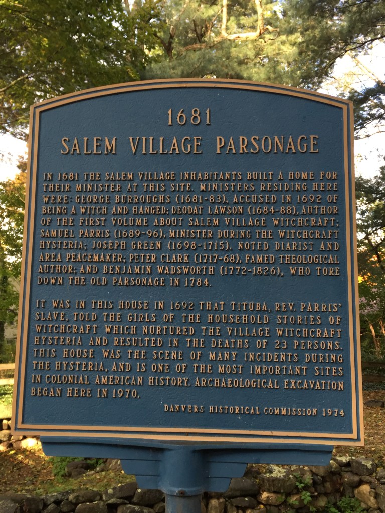 The Salem Village Parsonage – Specters of Salem Village